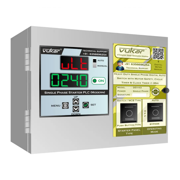 Vukar DEV-K3: Best Heavy Duty Single Phase Auto Switch with Clock ...